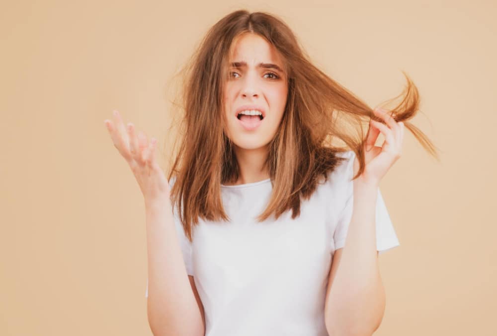 Routine voor pluizig haar